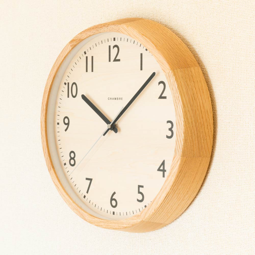 CHAMBRE DROP CLOCK OAK CH-039OA 電波時計 シャンブル 壁掛け時計 – 東京ウォッチスタイル